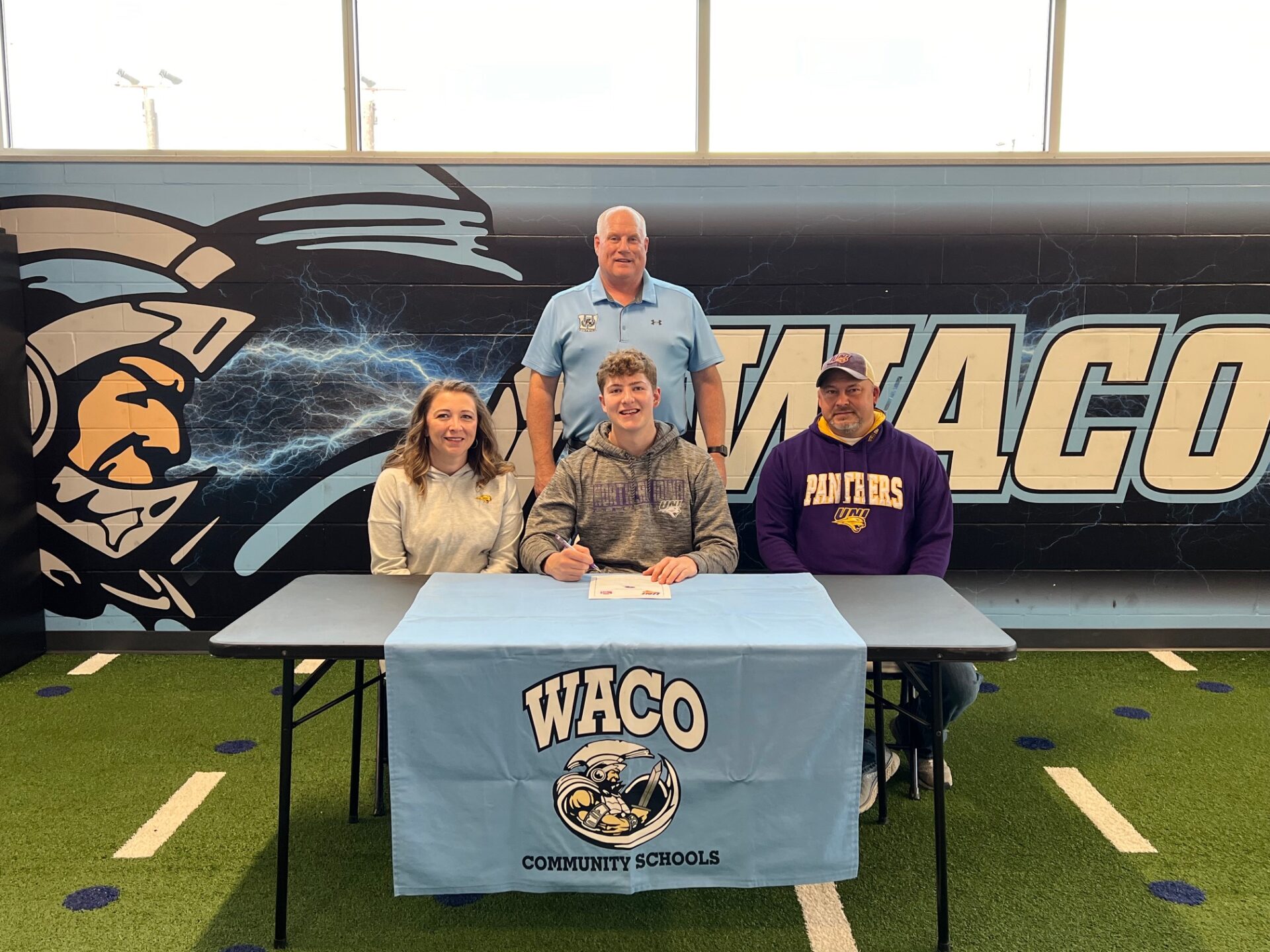 WACO’s Chase Waterhouse Signs on to Play Football at UNI Next Fall ...