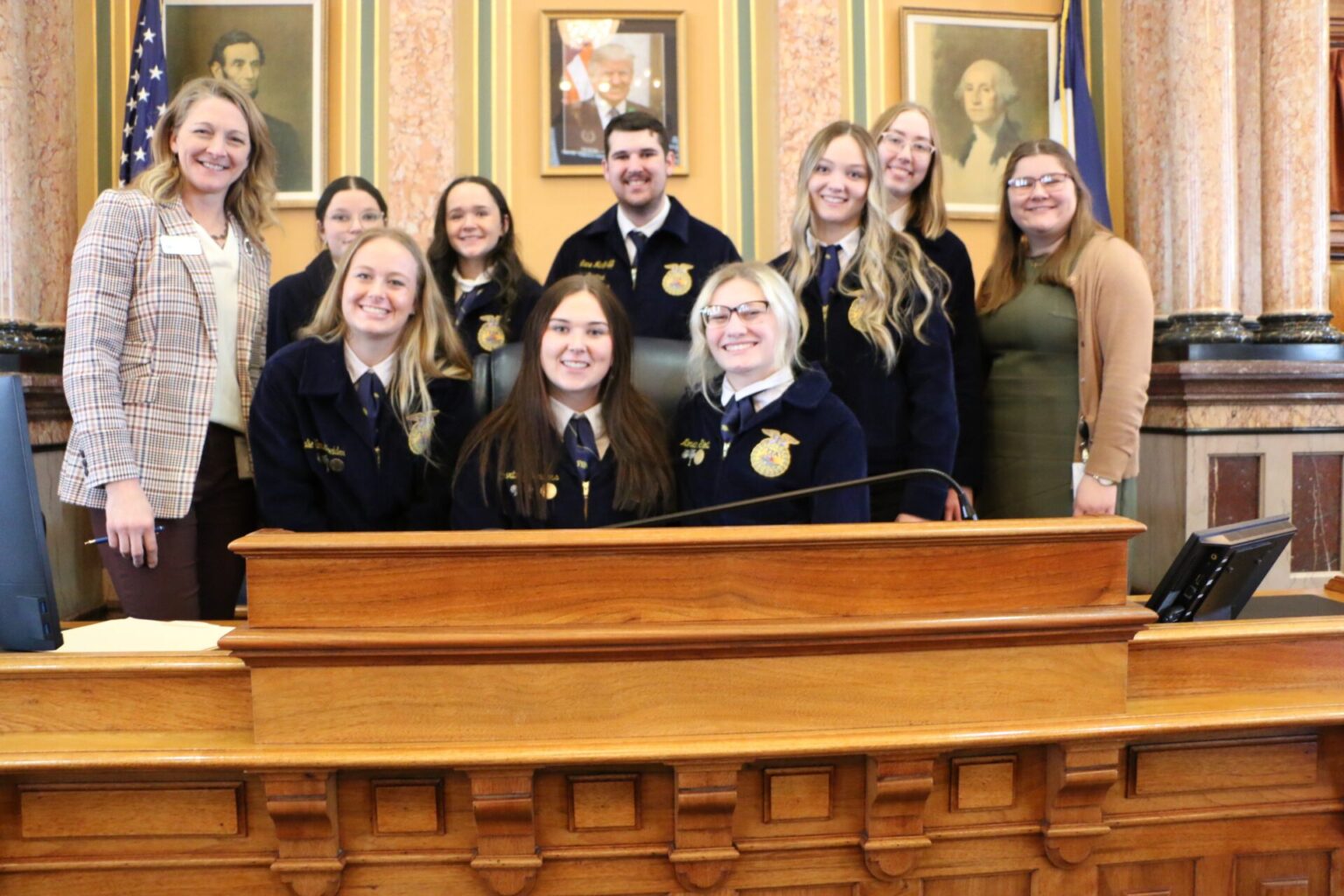 Southeast Iowa FFA Chapters Have Their Day At State Capitol - KILJ ...