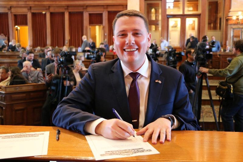 Iowa State Representatives Taylor Collins & Jeff Shipley Are Sworn In ...